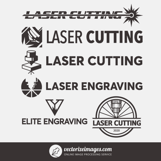 Free Laser Cutting And Laser Engraving Logo Pixsector